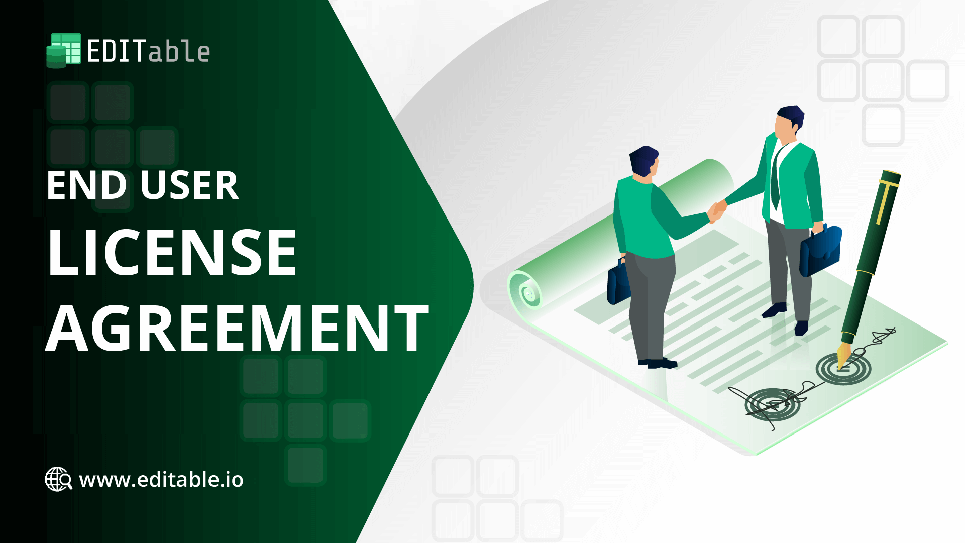 End User License Agreement - Editable